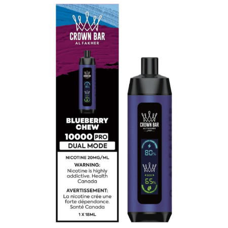 Blueberry Ice 10k Crown Bar by Al Fakher Toronto GTA Vaughan Ontario ...